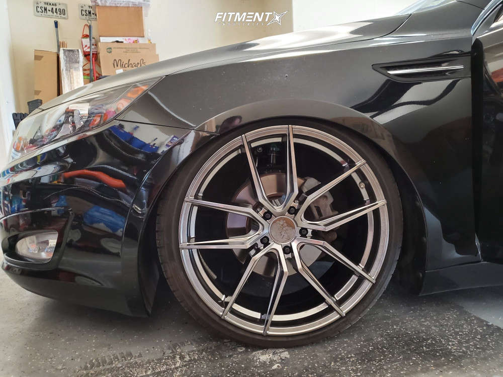 2013 Kia Optima EX with 20x8.5 XXR 559 and Lexani 225x35 on Air ...