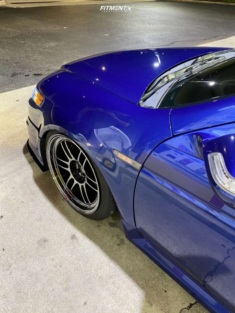 2008 Acura TL Type-S with 18x9.5 Enkei Rpf1 and Nankang 225x40 on Air ...