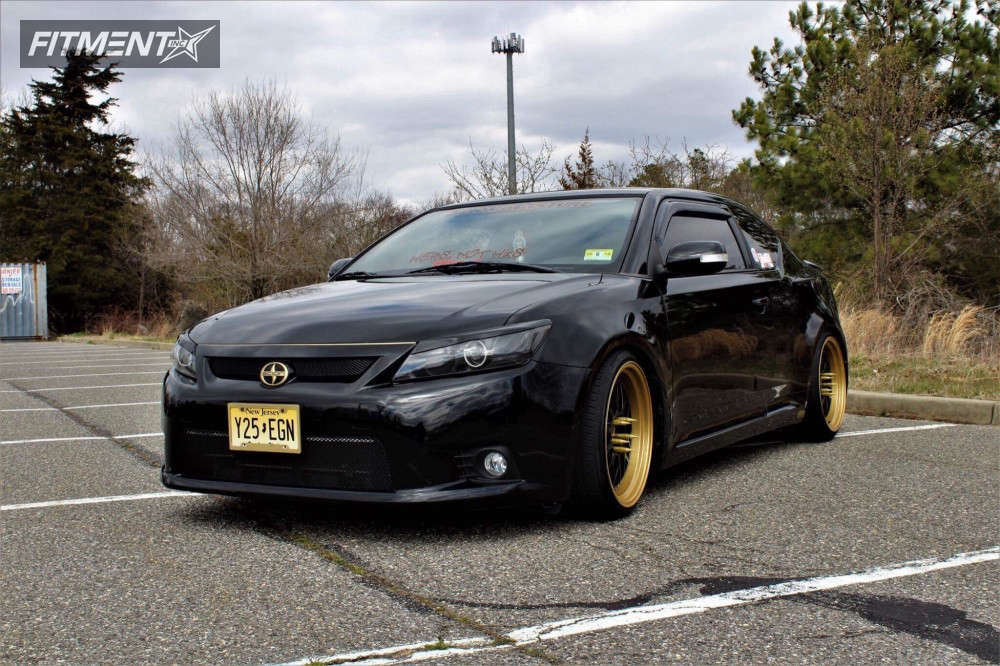 2011 Scion TC Base with 19x9.5 ESR Sr01 and Toyo Tires 225x35 on ...