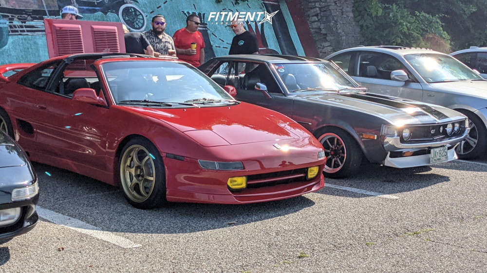 1991 Toyota MR2 Turbo with 17x8 Advan Racing Rg-d and Yokohama 215x40 ...