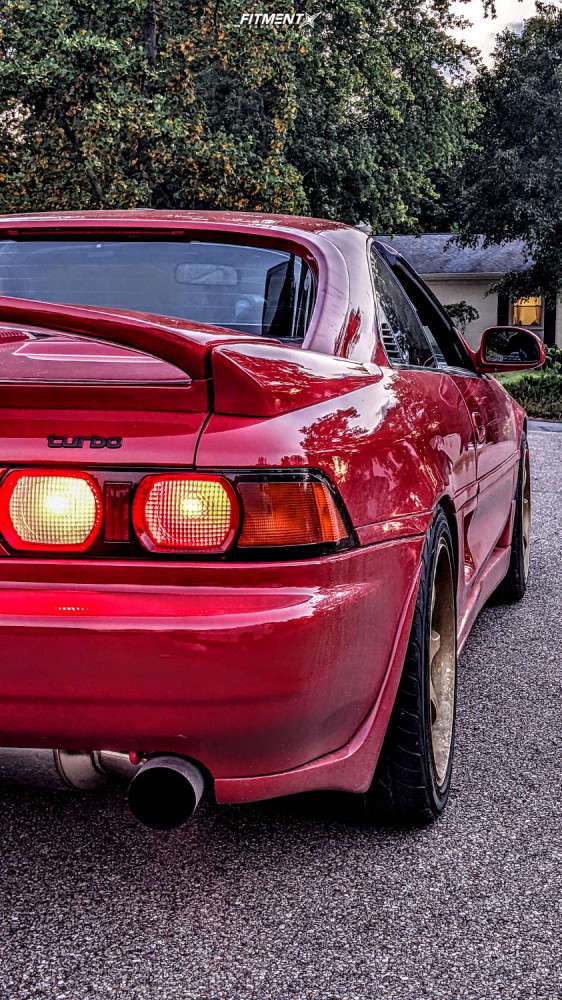 1991 Toyota MR2 Turbo with 17x8 Advan Racing Rg-d and Yokohama 215x40 ...