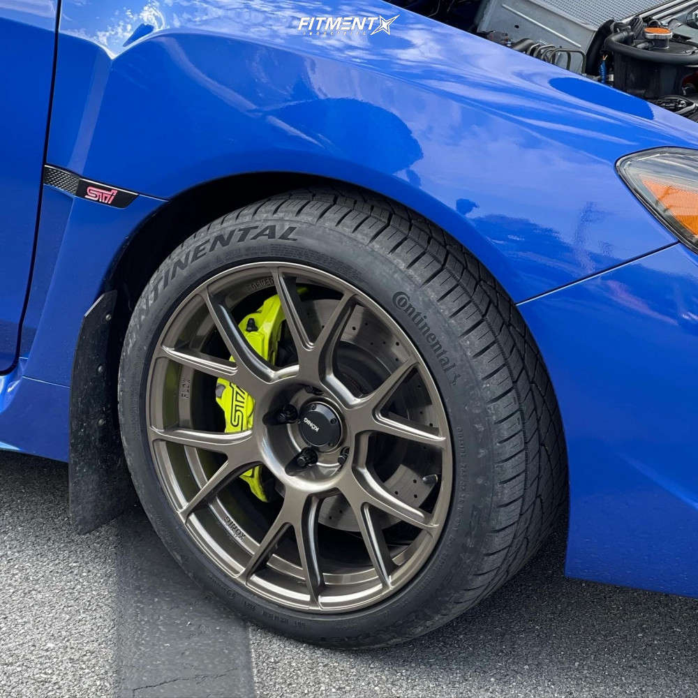 2020 Subaru WRX STI Base with 18x9.5 Konig Ampliform and Continental ...