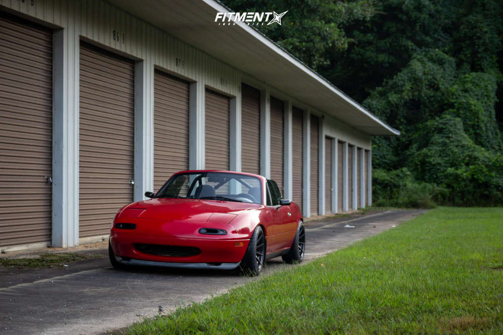 1991 Mazda Miata Base with 15x8 Advanti Racing Storm S1 and Continental ...