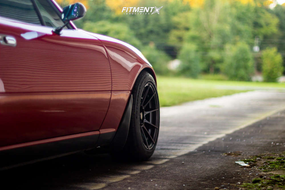 1991 Mazda Miata Base with 15x8 Advanti Racing Storm S1 and Continental ...