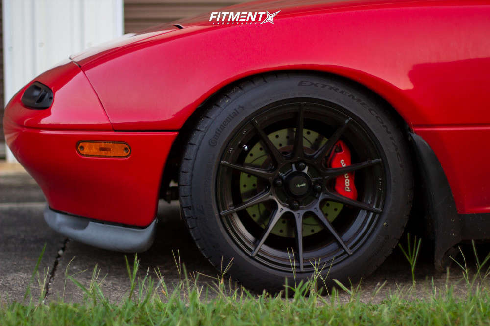 1991 Mazda Miata Base with 15x8 Advanti Racing Storm S1 and Continental ...
