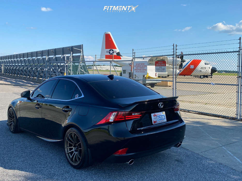 2014 Lexus IS350 F Sport with 18x9.5 AVID1 AV20 and Firestone 265x35 on ...