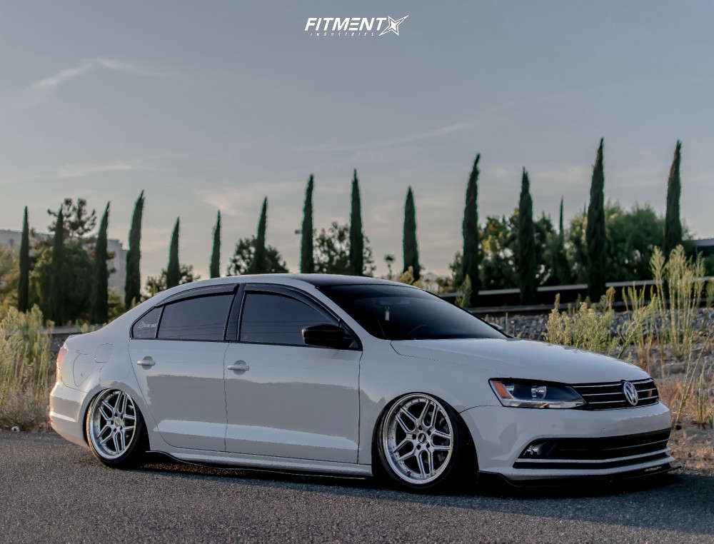2016 Volkswagen Jetta Sport with 18x8.5 ESR Cs15 and Firestone 225x40 ...