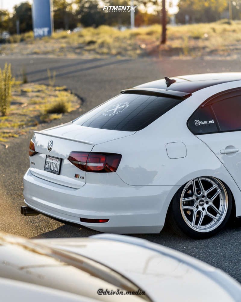 2016 Volkswagen Jetta Sport with 18x8.5 ESR Cs15 and Firestone 225x40 ...