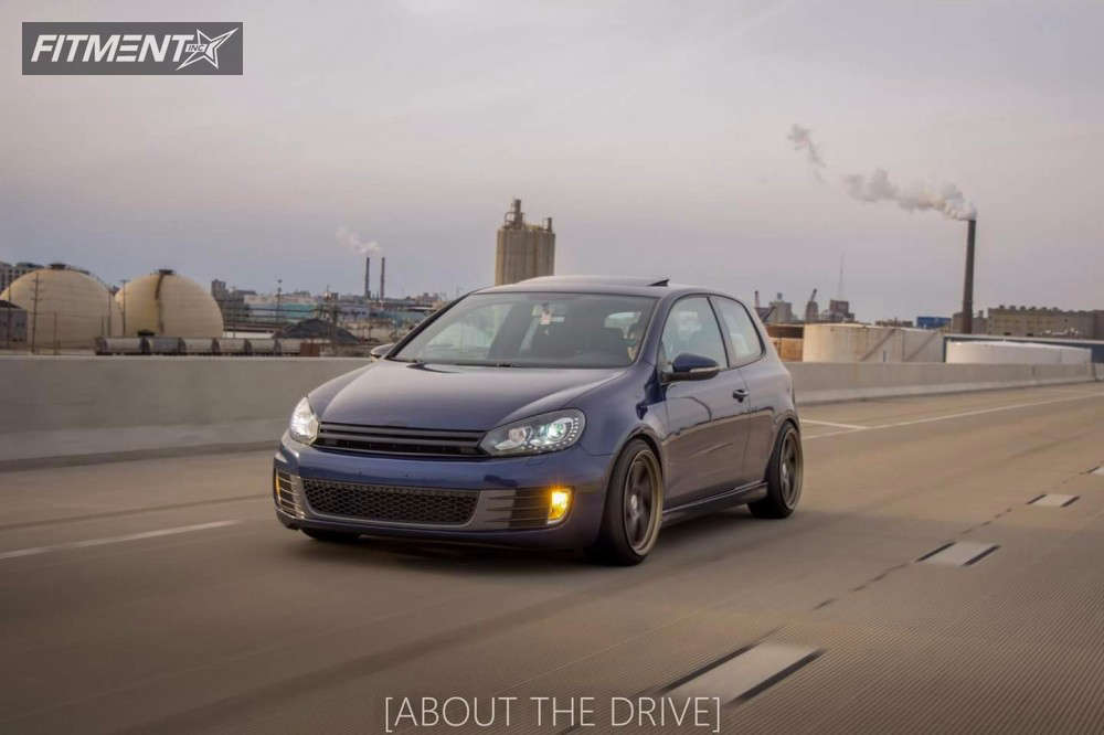 2013 Volkswagen GTI Base with 18x9 Varrstoen Mk2 and Achilles 205x40 on ...