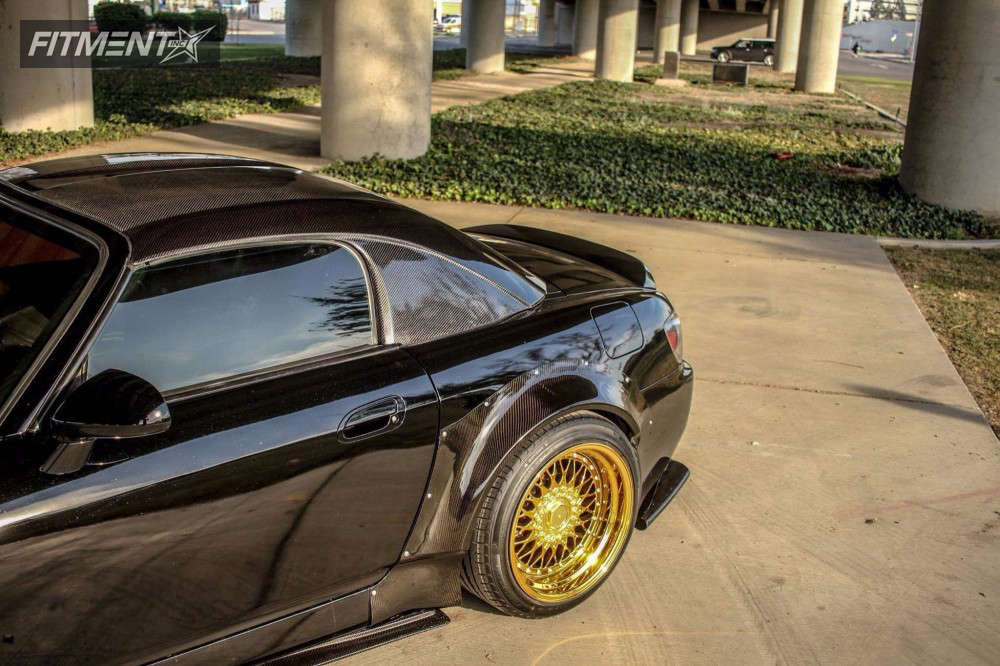 2002 Honda S2000 Base with 17x10 ESM 002r and Velozza 245x40 on ...