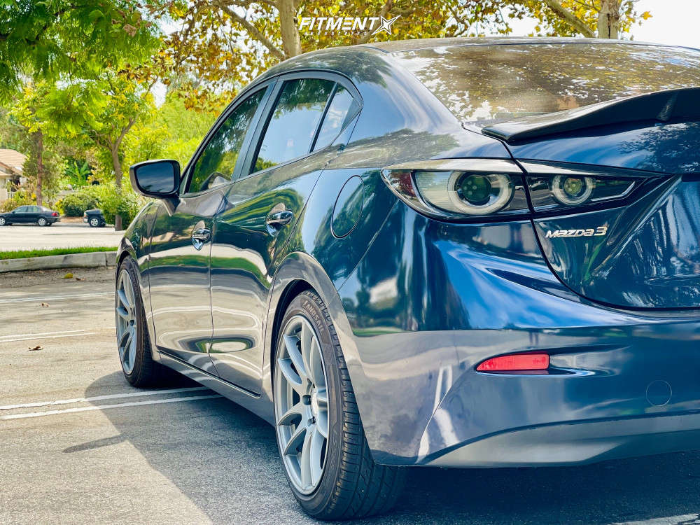 2015 Mazda 3 I Sport with 18x8.5 AVID1 AV32 and Landsail 215x45 on ...