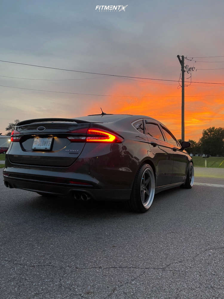 2017 Ford Fusion Sport with 19x9.5 ESR Cs5 and Hankook 245x35 on ...