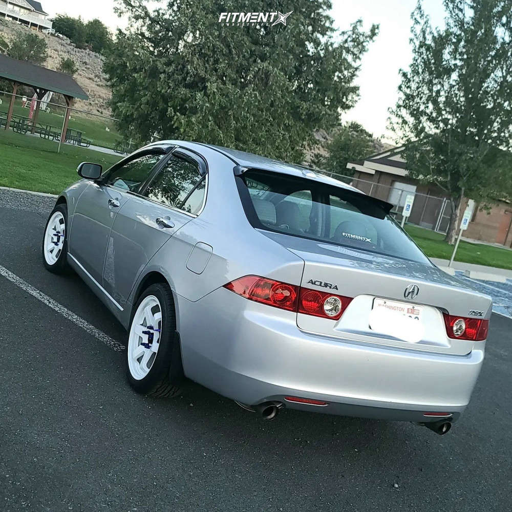 2005 Acura TSX Base with 17x8 AVID1 AV6 and Toyo Tires 225x45 on Stock Suspension | 1872929 ...
