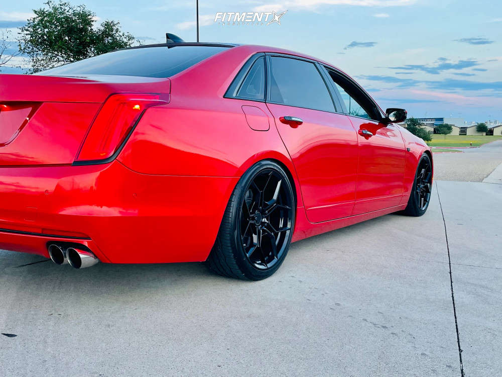 2018 Cadillac CT6 Premium Luxury with 20x8.5 Blaque Diamond Bd-f25 and ...