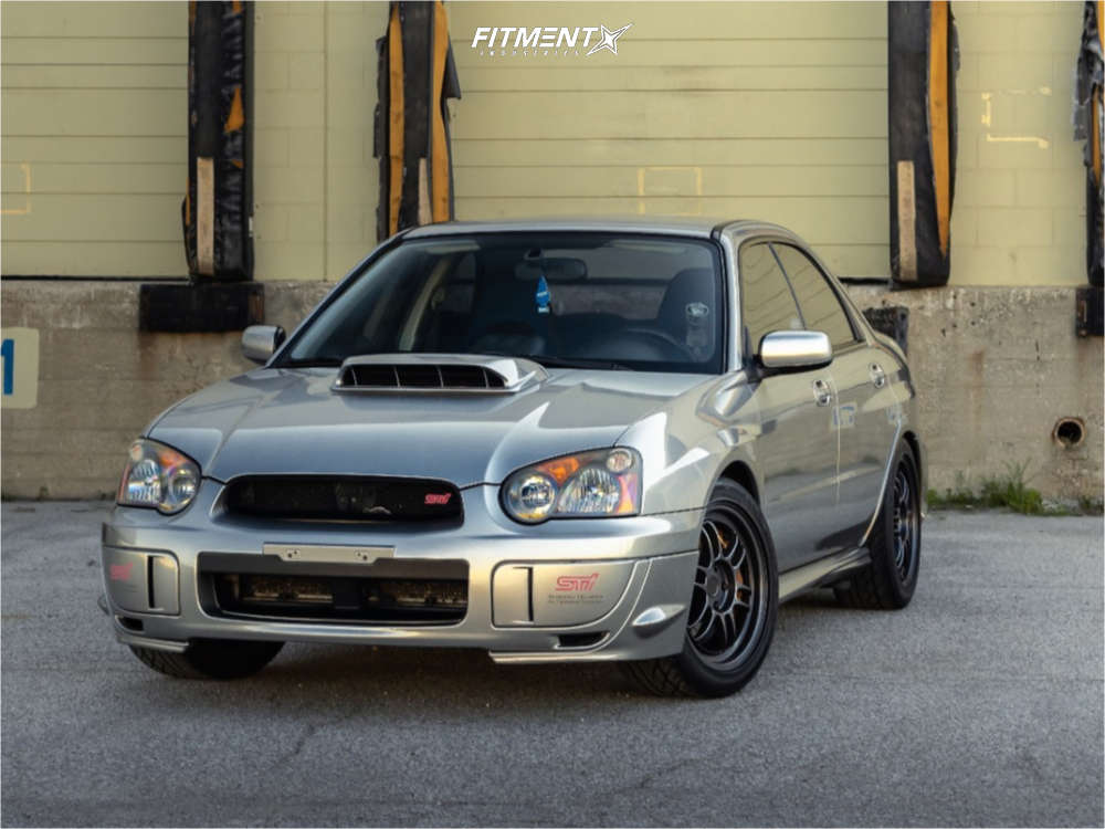 2005 Subaru WRX STI Base with 17x9 Enkei Rpf1 and Michelin 245x40 on ...