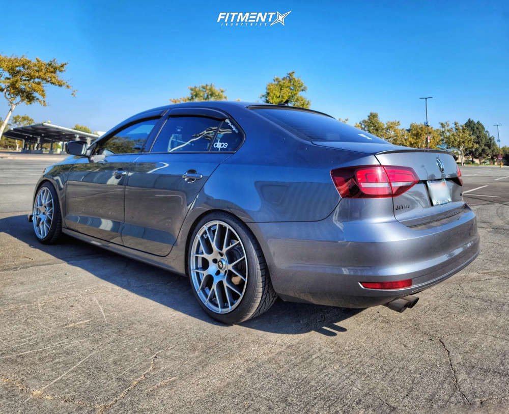 2016 Volkswagen Jetta Sport with 18x8.5 Enkei Raijin and Continental ...