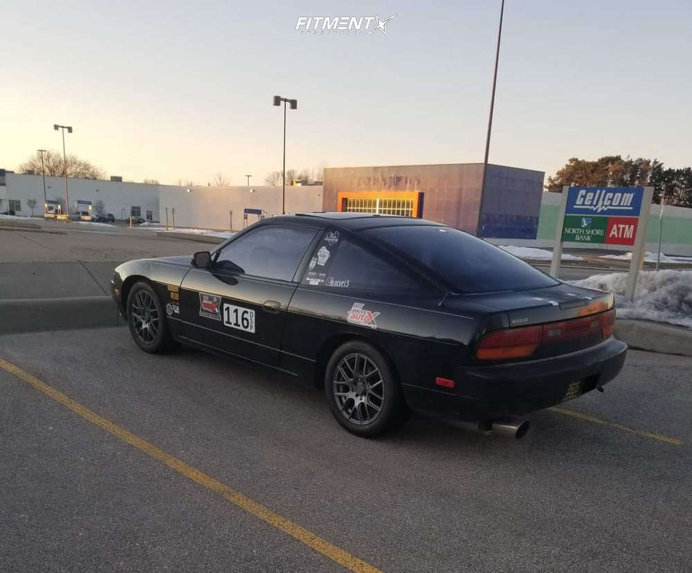 1990 Nissan 240SX SE with 16x7 Vision Cross and BFGoodrich 225x50 on ...
