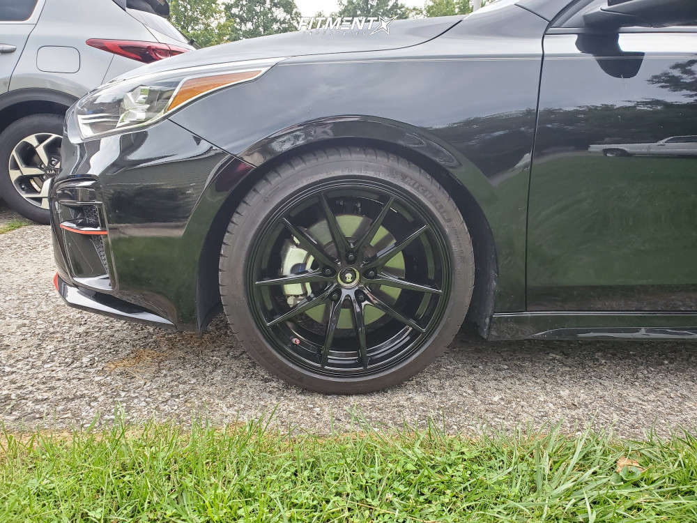 2021 Kia Forte GT with 18x8 Konig Oversteer and Michelin 225x40 on ...