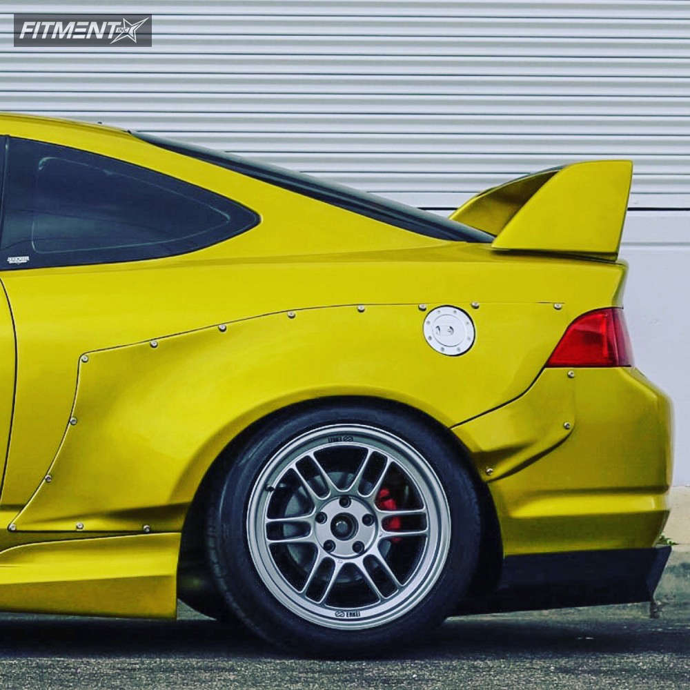 2002 Acura RSX L with 17x9 Enkei RPF1 and Hankook 225x45 on Coilovers ...