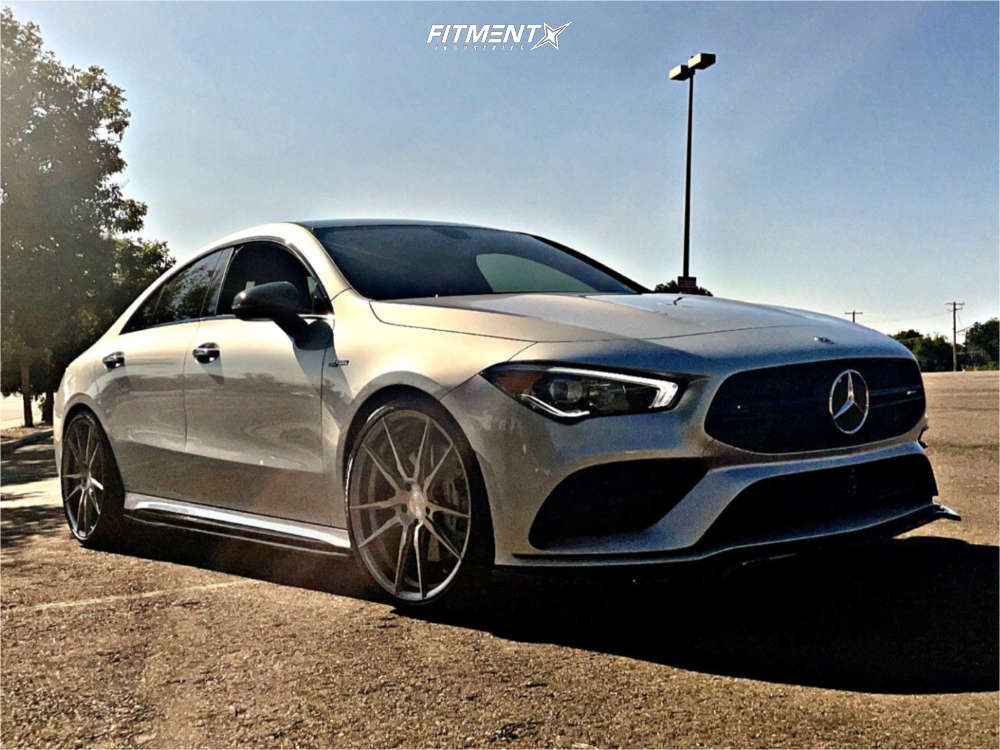 2021 Mercedes-Benz CLA35 AMG 4Matic with 20x8.5 Rohana Rfx2 and Lexani ...