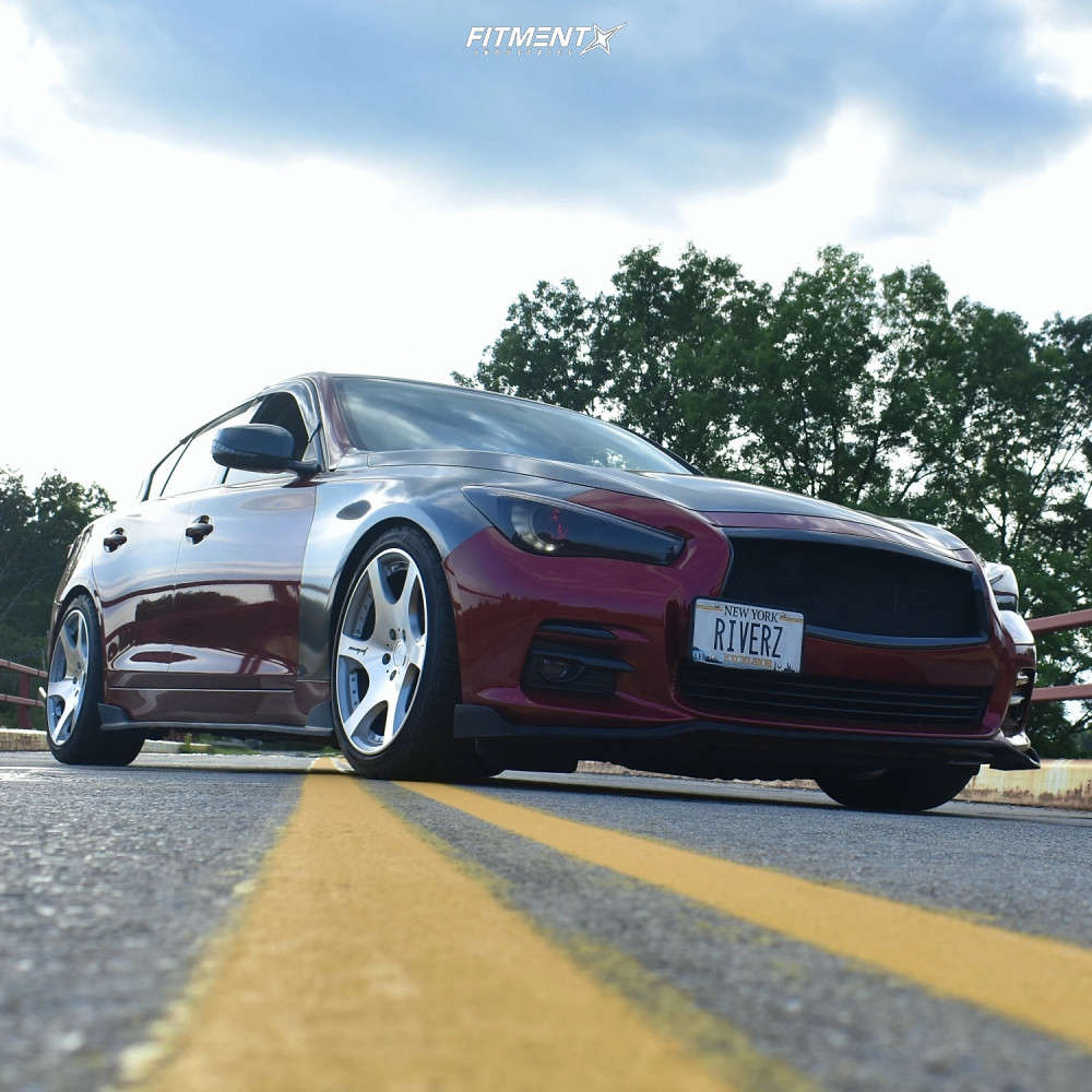 2014 INFINITI Q50 Premium with 19x9.5 MRR Vp3 and BFGoodrich 245x40 on ...