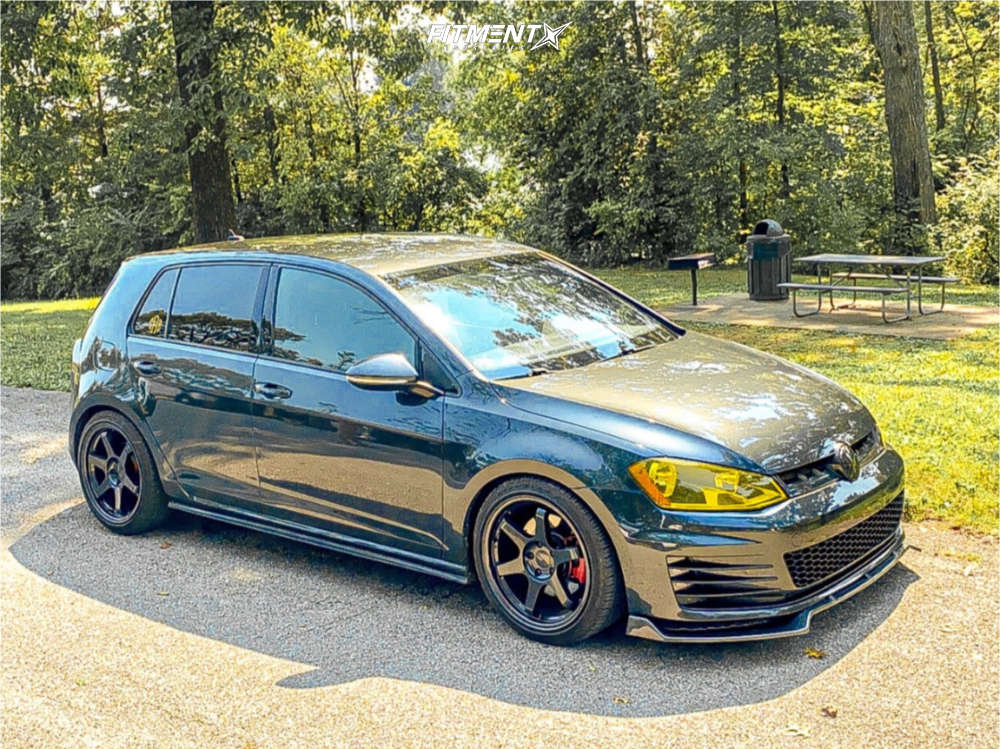 2017 Volkswagen GTI S with 18x8.5 9SiX9 SIX-1 and Goodyear 225x40 on ...