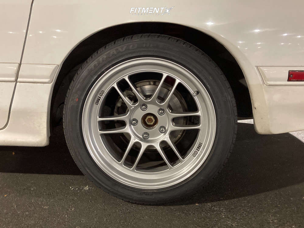 1990 Mazda RX-7 GTU with 17x8 Enkei Rpf1 and Maxxis 225x45 on Lowering ...