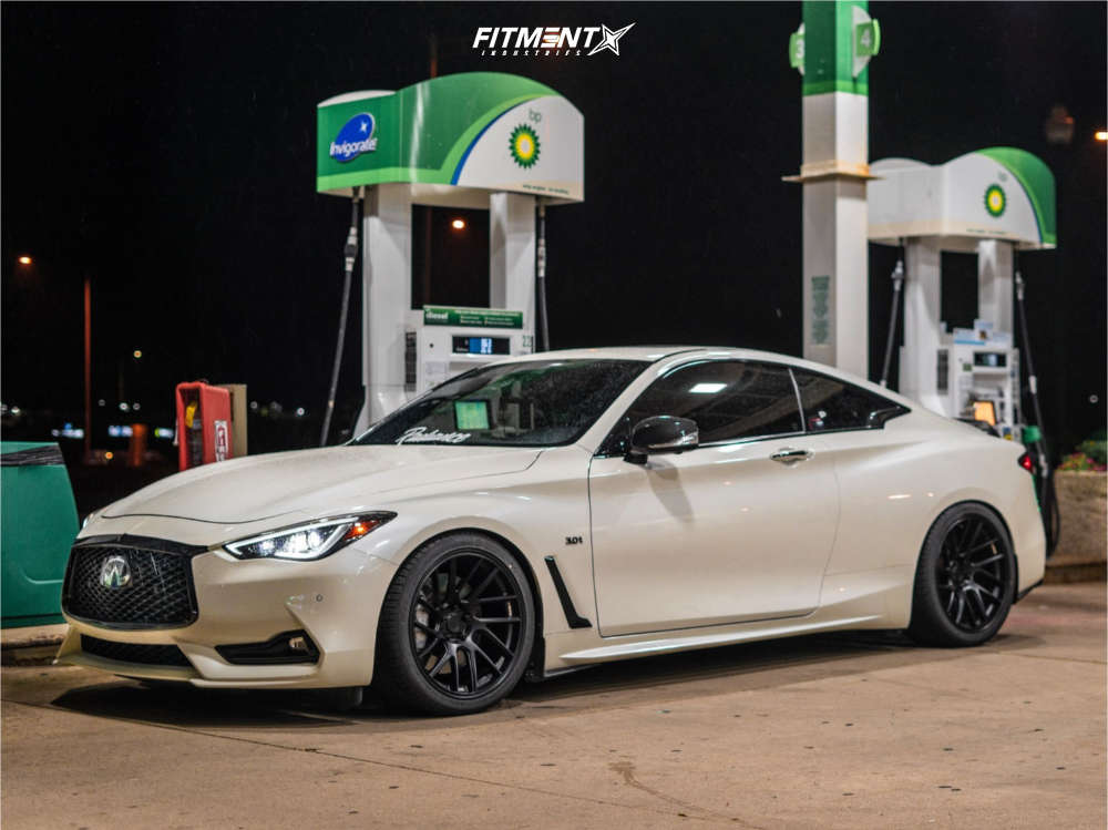 2017 INFINITI Q60 Sport with 19x9.5 Anovia Elder and Falken 265x35 on ...