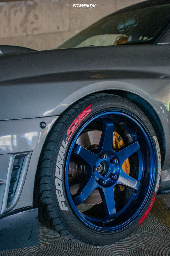 2006 Subaru WRX STI WRX STI with 18x9.5 Varrstoen Es2 and Federal ...