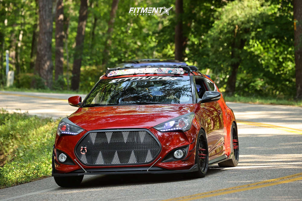 2016 Hyundai Veloster Turbo with 18x8.5 Aodhan Ds06 and Toyo Tires ...