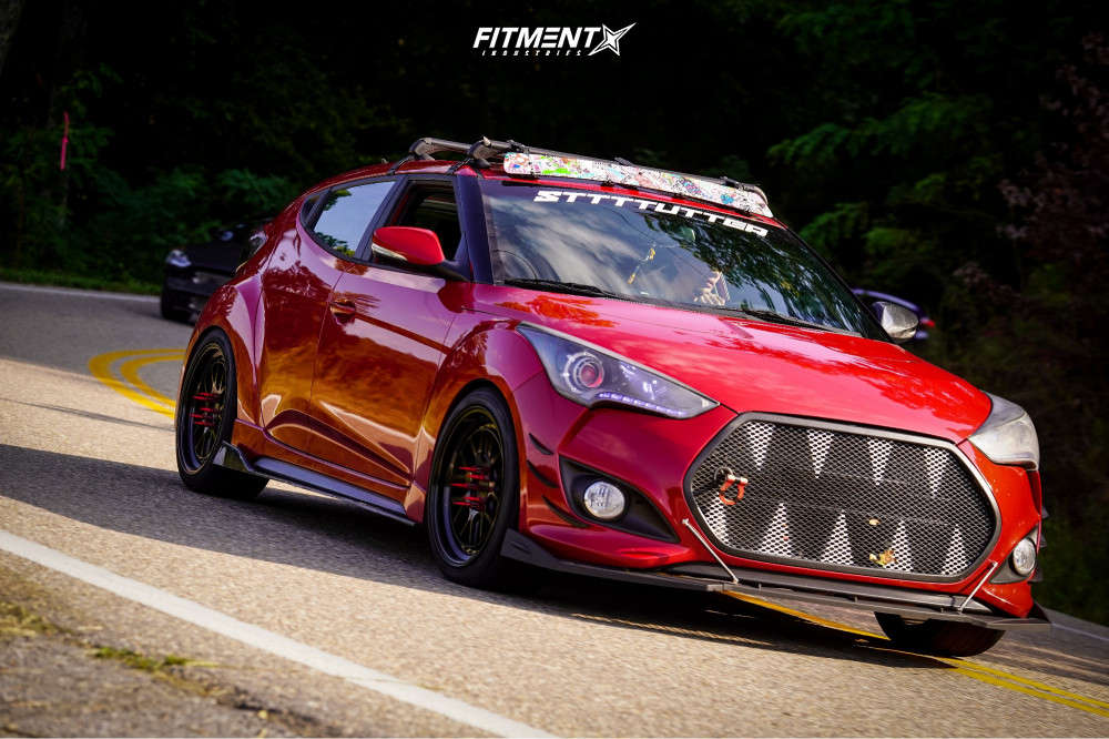 2016 Hyundai Veloster Turbo with 18x8.5 Aodhan Ds06 and Toyo Tires ...
