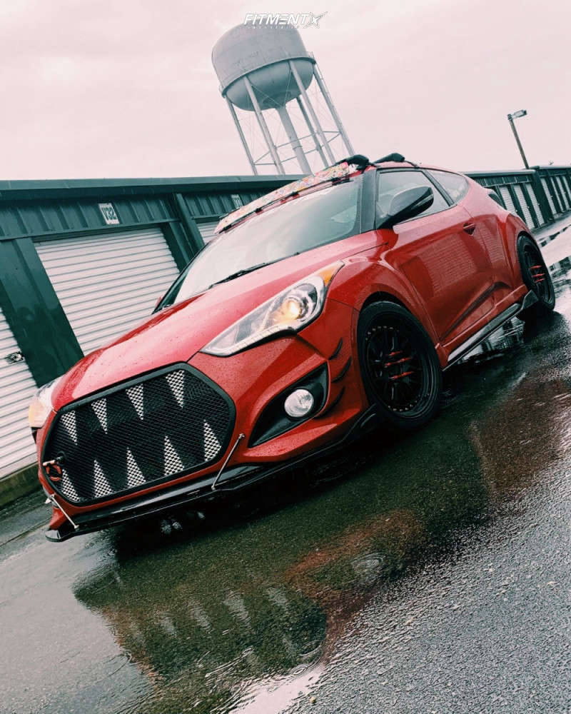 2016 Hyundai Veloster Turbo with 18x8.5 Aodhan Ds06 and Toyo Tires ...