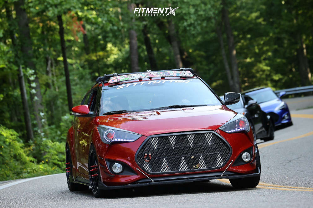 2016 Hyundai Veloster Turbo with 18x8.5 Aodhan Ds06 and Toyo Tires ...