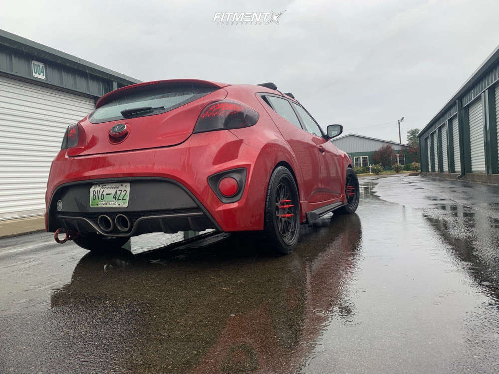 2016 Hyundai Veloster Turbo with 18x8.5 Aodhan Ds06 and Toyo Tires ...