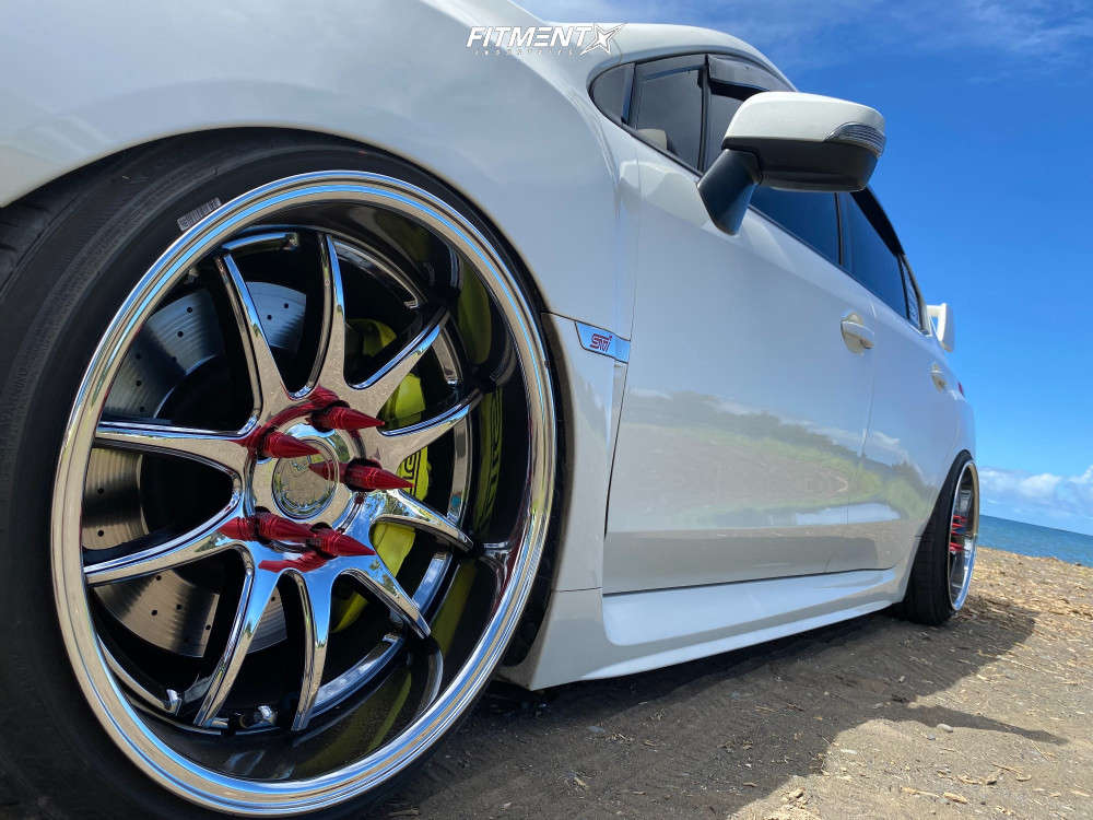 2018 Subaru WRX STI Limited with 18x10.5 Aodhan Ds02 and Velozza 225x40 ...