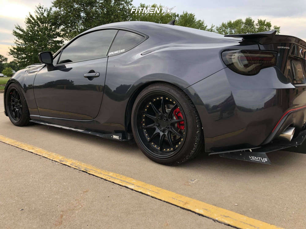2014 Subaru BRZ Limited with 18x8.5 Aodhan Ds07 and Pirelli 225x35 on ...