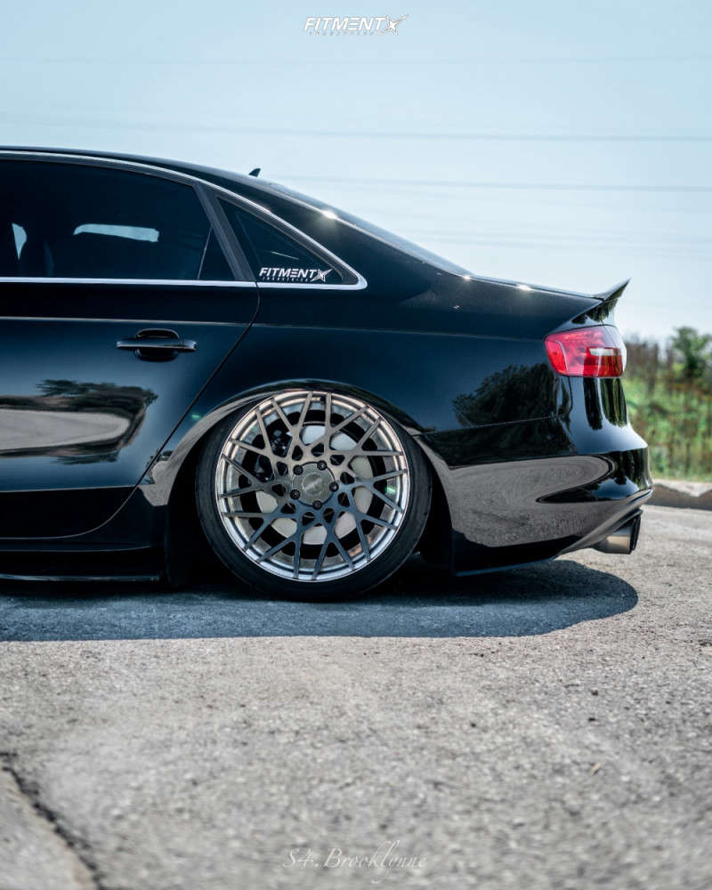 2015 Audi S4 Premium Plus with 19x9.5 Rotiform Forged Blq-t and Firestone 235x35 on Air ...