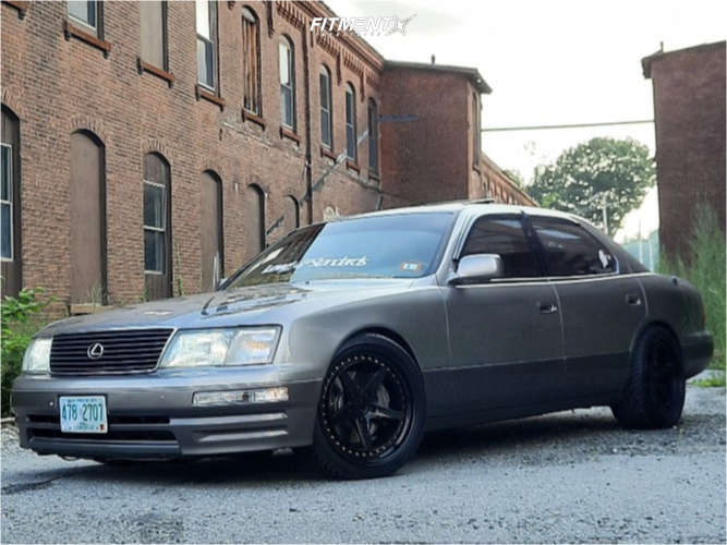 1997 Lexus LS400 Base with 19x9.5 Aodhan Ds05 and Federal 275x30 on ...