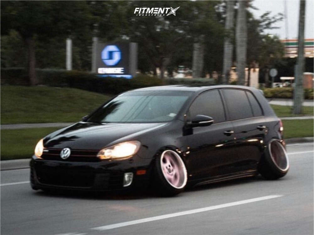 2013 Volkswagen GTI Base with 17x9.5 Work Vs Sd and Achilles 195x40 on ...