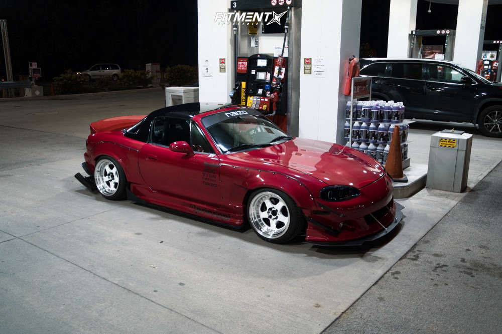 2003 Mazda Miata LS with 16x9 JNC Jnc010 and Nankang 205x40 on ...