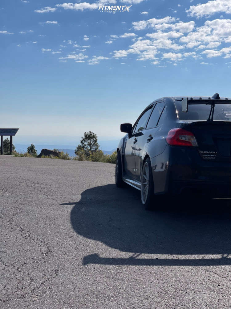 2017 Subaru WRX Premium with 19x9.5 Cosmis Racing R1 and Nitto 245x35 ...