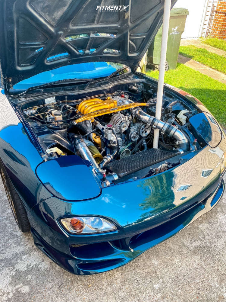 1993 Mazda RX-7 R1 with 18x9 Work D9r and Michelin 225x40 on Coilovers ...