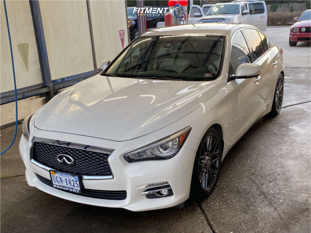 2016 INFINITI Q50 Premium with 19x8.5 Rotiform Rse and Toyo Tires ...