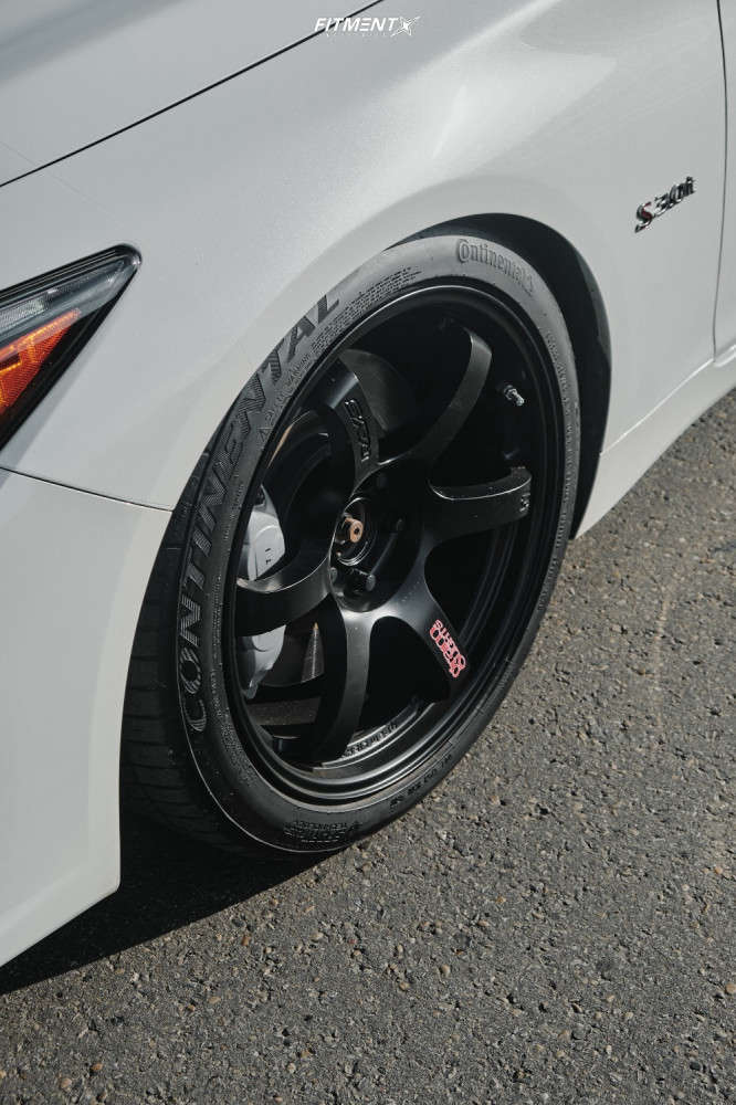 2016 INFINITI Q50 Red Sport 400 with 19x9.5 Rays Engineering 57dr and ...