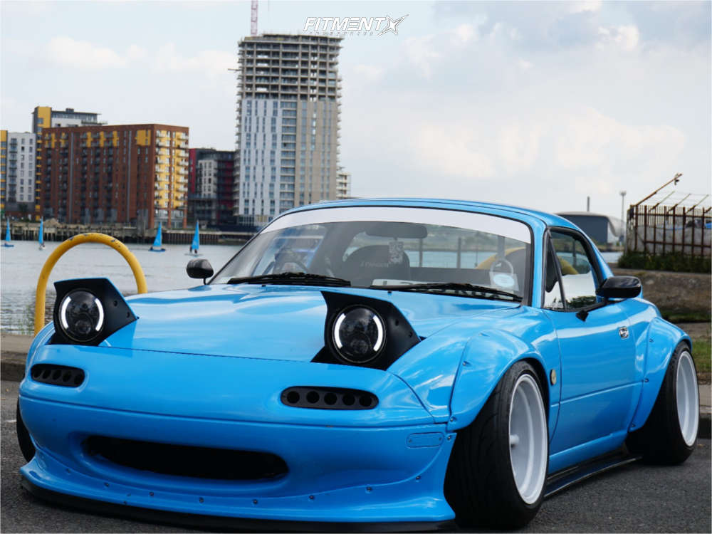 1994 Mazda MX-5 Miata Base with 15x9 Japan Racing JR19 and Nankang ...