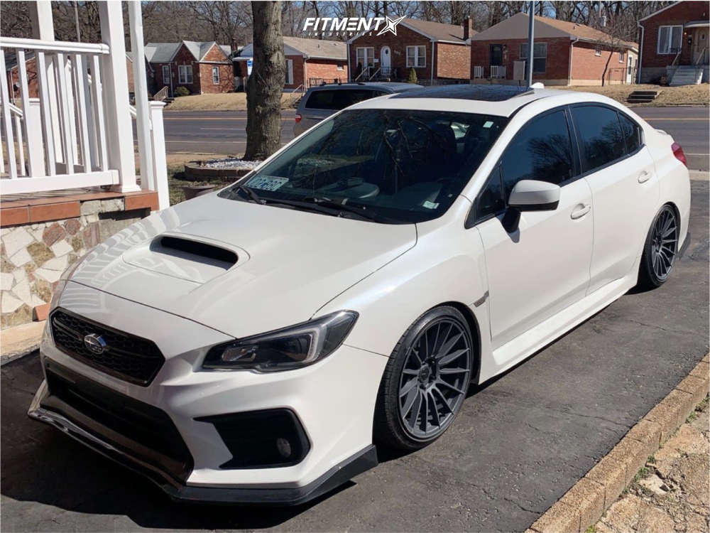 2018 Subaru WRX Premium with 18x9.5 Ambit Re02 and Nankang 245x35 on ...