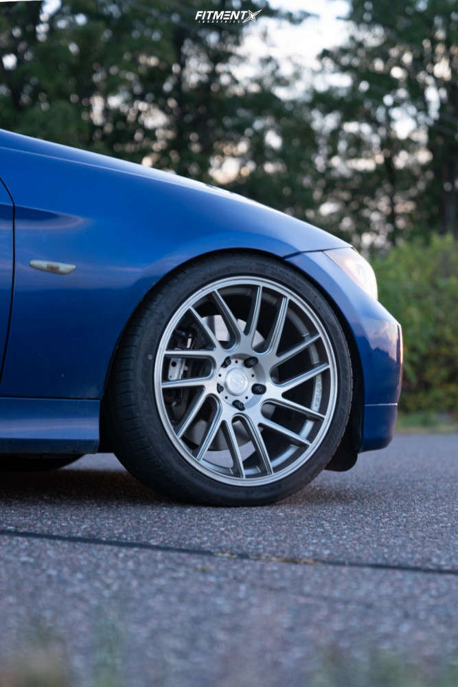 2008 BMW 335xi Base with 19x9.5 Anovia Elder and Falken 255x35 on ...