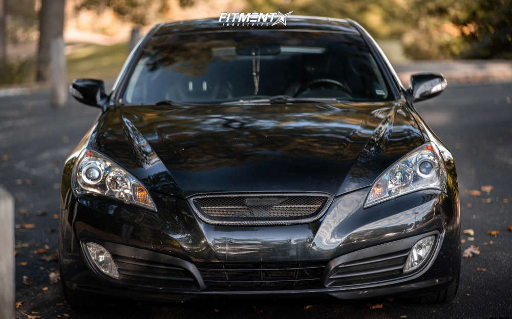 2011 Hyundai Genesis Coupe 3.8 Track with 19x9.5 Aodhan Ds05 and ...
