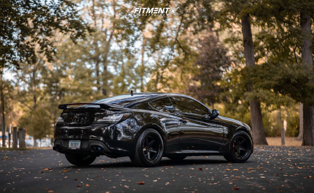 2011 Hyundai Genesis Coupe 3.8 Track with 19x9.5 Aodhan Ds05 and ...