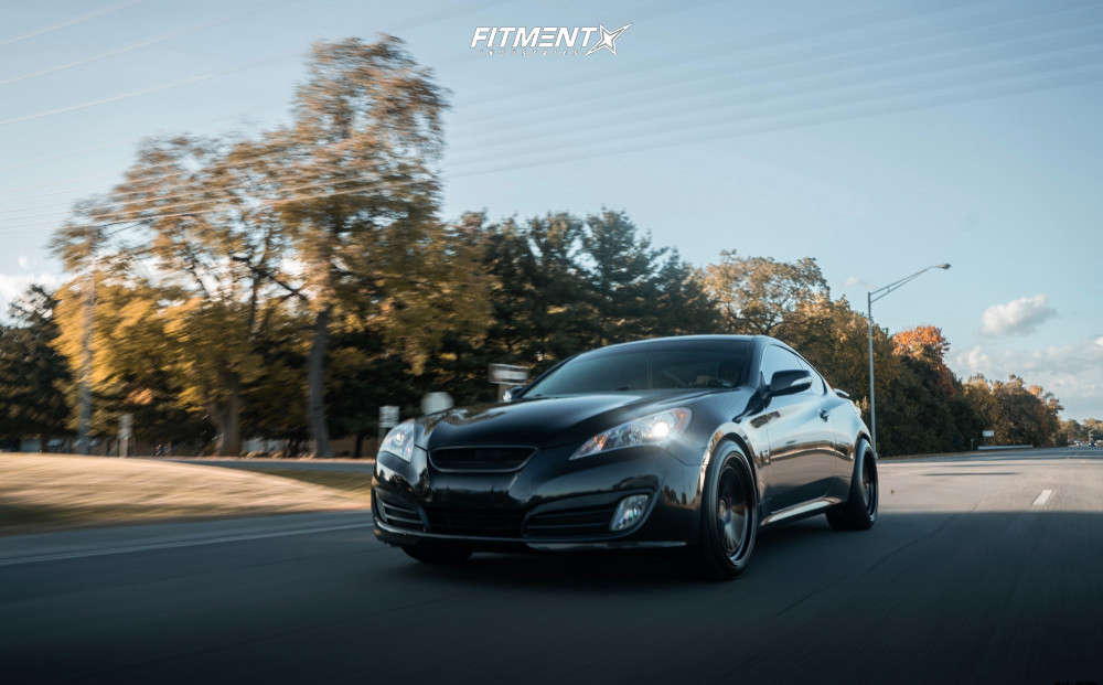 2011 Hyundai Genesis Coupe 3.8 Track with 19x9.5 Aodhan Ds05 and ...